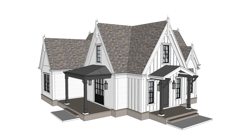 Brasher Gable Entry | 3D Warehouse