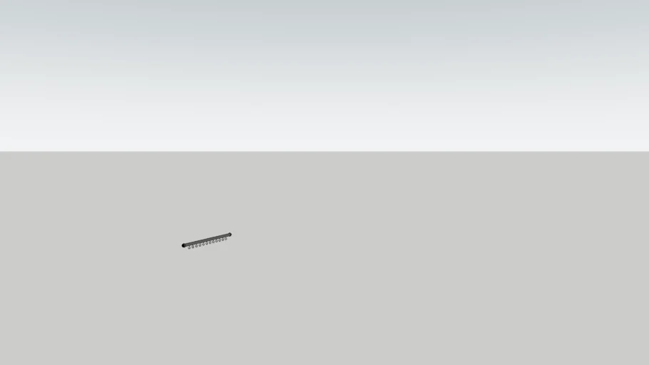 Ceiling closet rod | 3D Warehouse