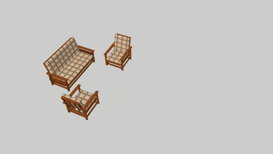 sofa wood | 3D Warehouse