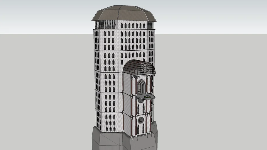 Tower building | 3D Warehouse