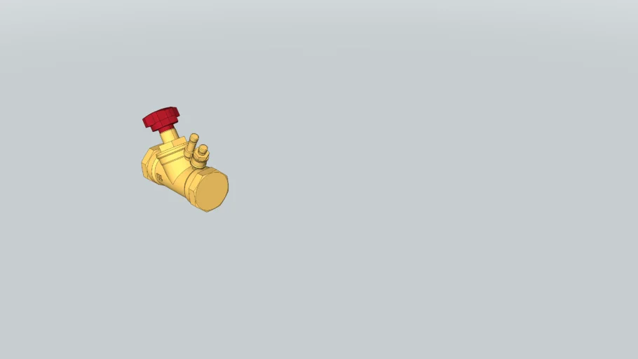 STAD 50 TA IMI HYDRONICS VANNE EQUILIBRAGE - BALANCING VALVE | 3D Warehouse