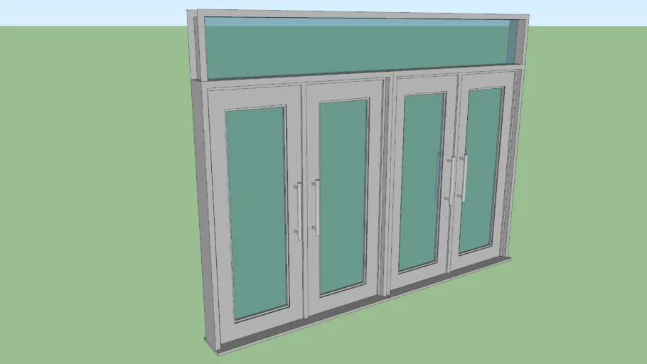 aluminum storefront | 3D Warehouse