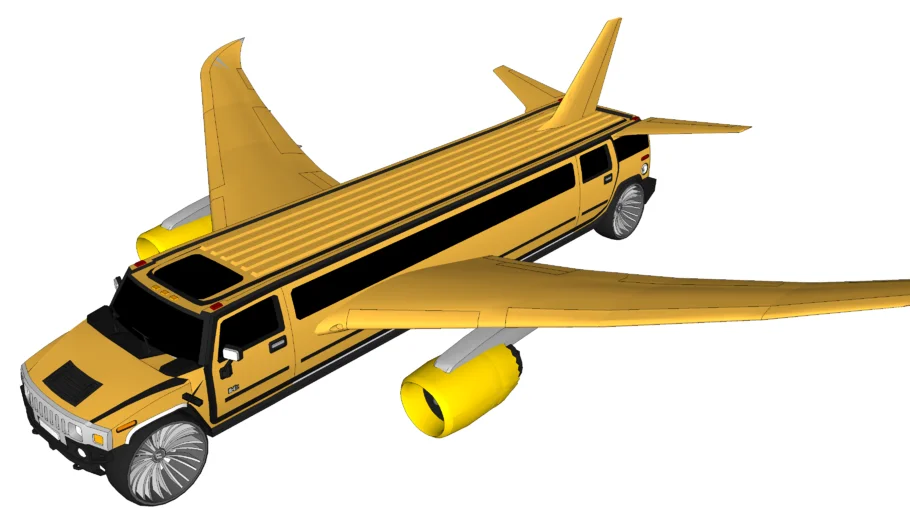 Hummer H2 Limousine Jet | 3D Warehouse