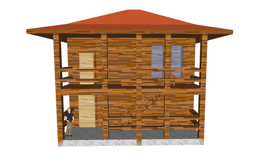 RUMAH KAYU | 3D Warehouse