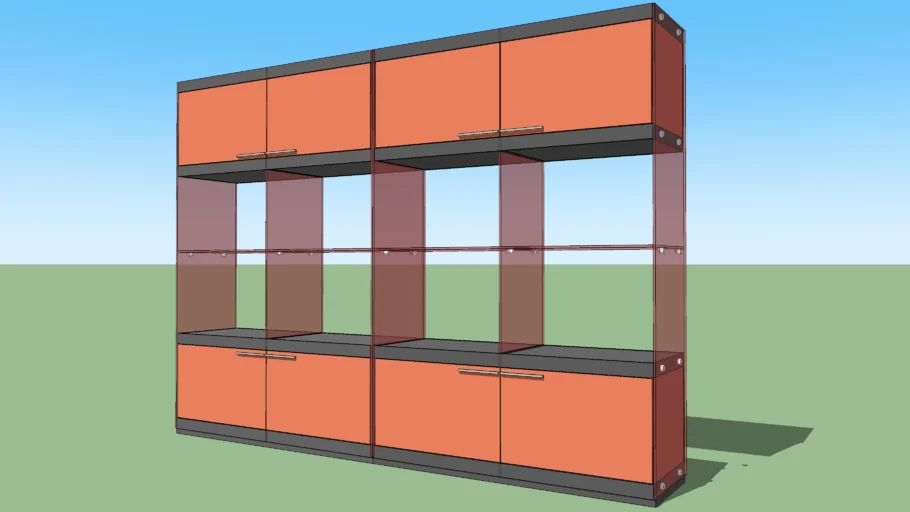 Shelf and Cabinit_KP21-114 | 3D Warehouse