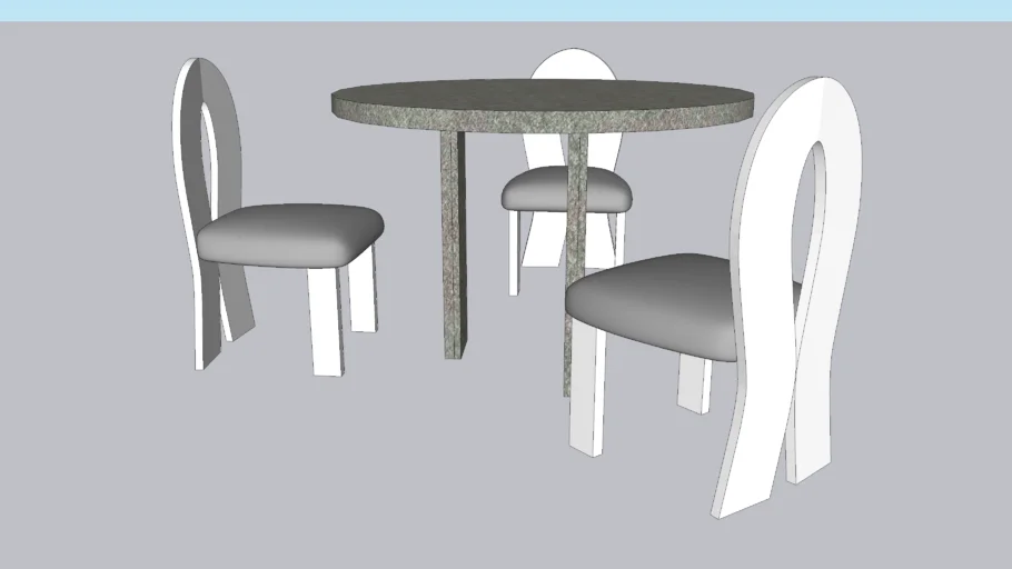 FIN CHAIR - GIAN CARLOVALLE | 3D Warehouse