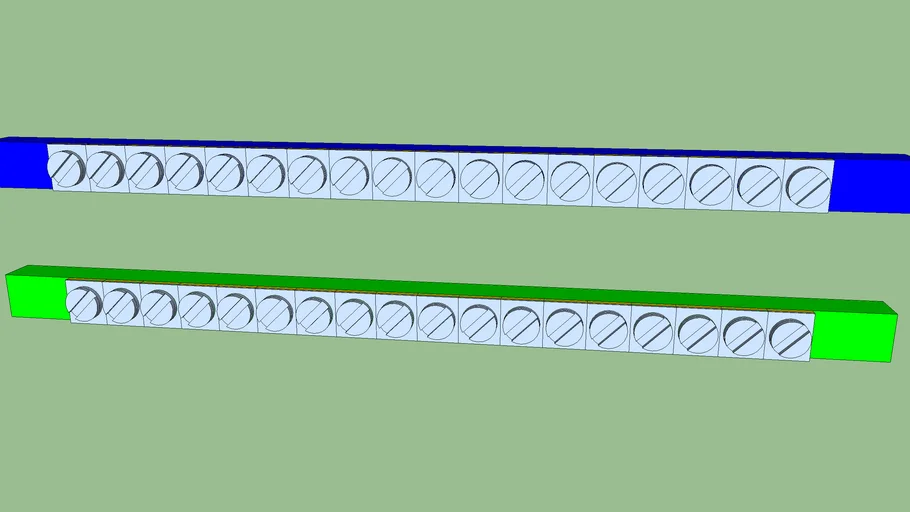 Maanduslatt (Neutral & Ground Bus Bar) | 3D Warehouse