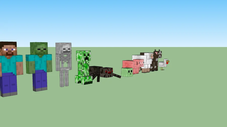 Minecraft Mobs | 3D Warehouse