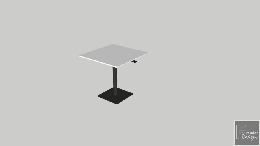 SQUARE ADJUSTABLE TABLE | 3D Warehouse