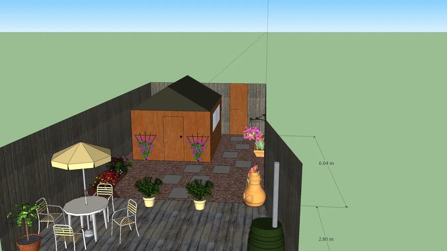 small garden design | 3D Warehouse