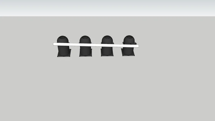 ACL 4er Bar Par 64 | 3D Warehouse