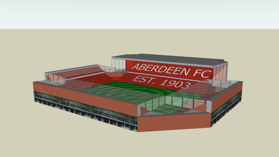 New Pittodrie Stadium -EURO 2016 SCOTLAND BID- | 3D Warehouse