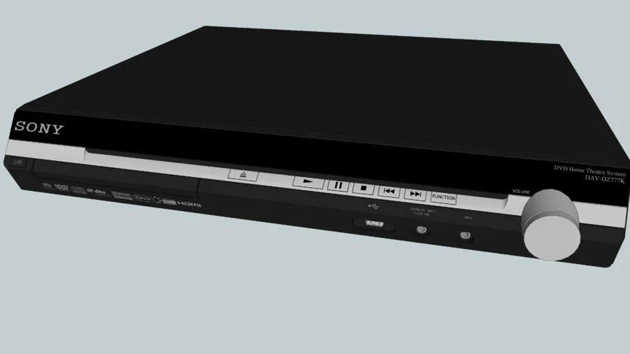 Sony DVD Home Theatre | 3D Warehouse