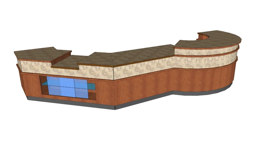 Reception Desk | 3D Warehouse