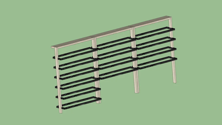 Shoe Rack | 3D Warehouse