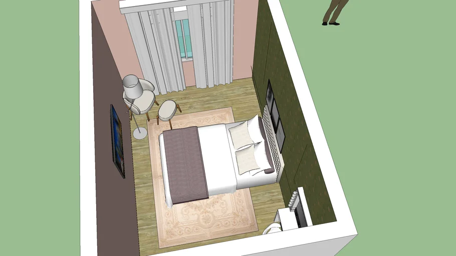 quarto Sérgio e Roberta | 3D Warehouse