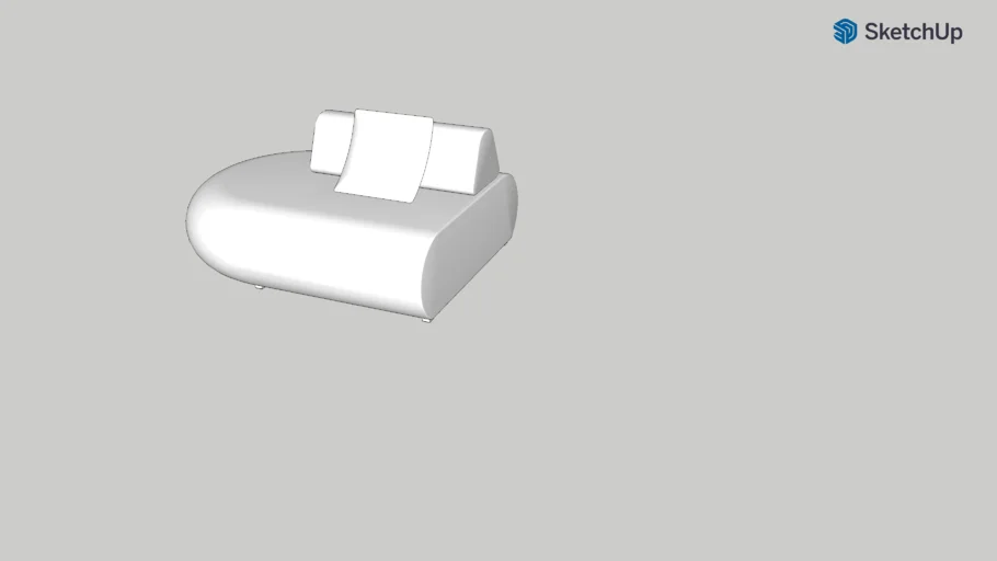 SOFÁ BORA BORA (sumie 100cm) - EST | 3D Warehouse