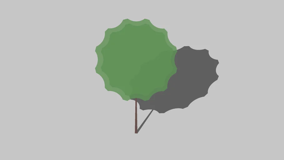 2,5d Round Tree | 3D Warehouse