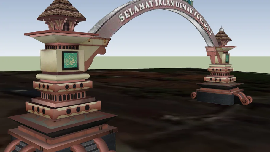 Gate Demak Kudus | 3D Warehouse