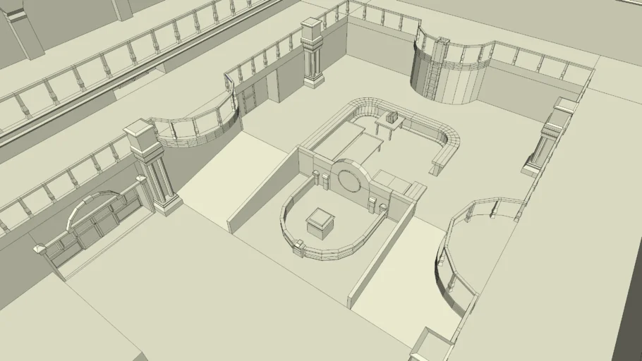 RPD, Inner Main Hall. Raccoon City Reconstruction Project. | 3D Warehouse