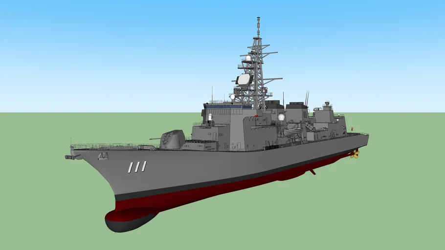 JMSDF JS Oonami DD-111 おおなみ | 3D Warehouse