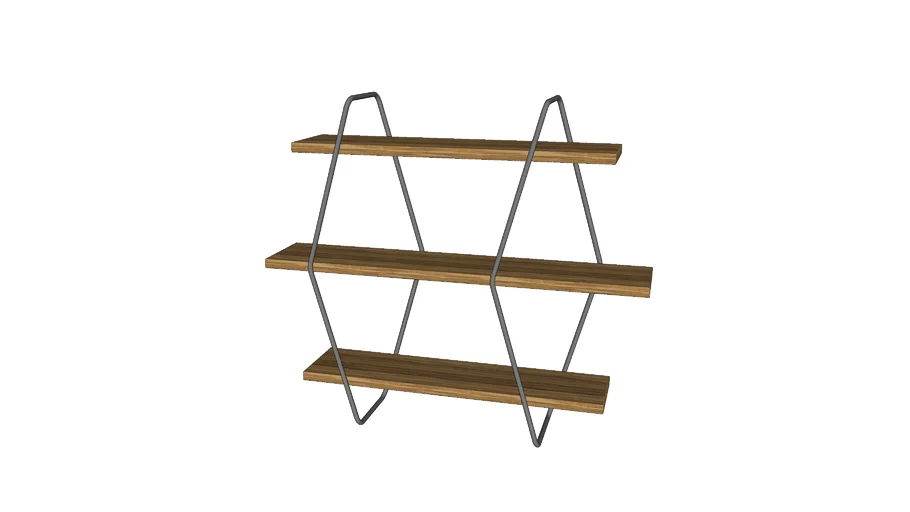 Industrial Wall Shelf | 3D Warehouse
