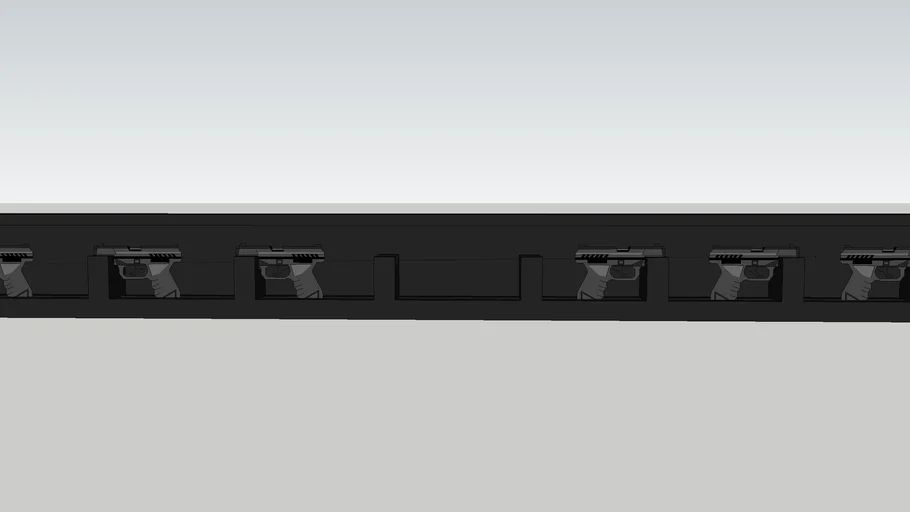 pistol rack | 3D Warehouse