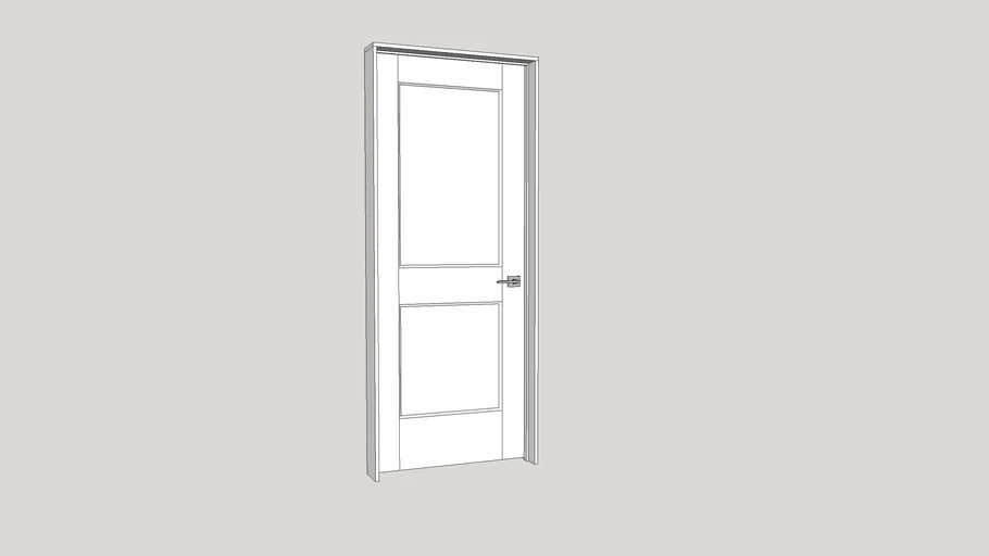 Pre-hung Single Interior Door (Dynamic) | 3D Warehouse
