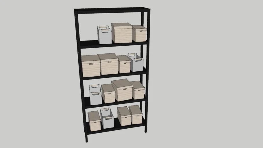 Storage Shelves | 3D Warehouse