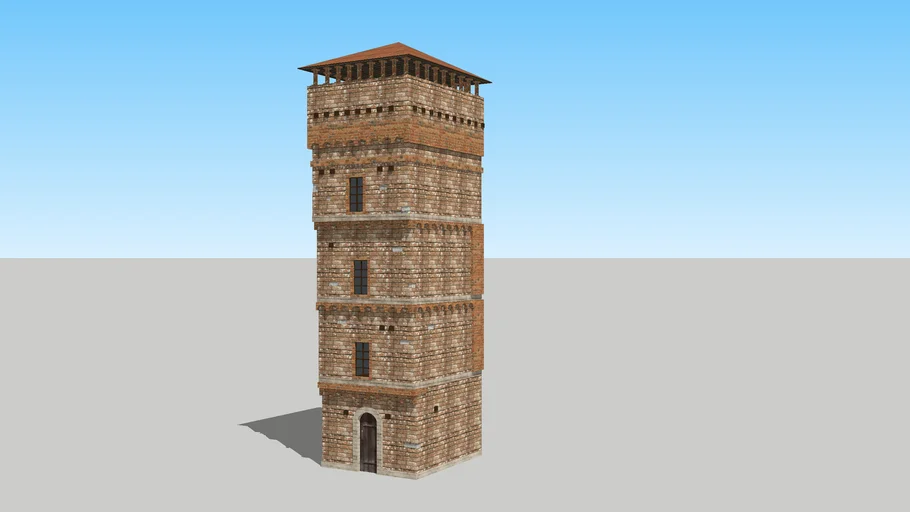 Italian medieval tower | 3D Warehouse
