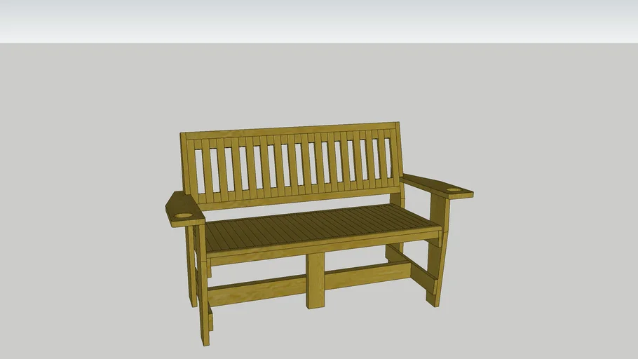 Garden Bench | 3D Warehouse