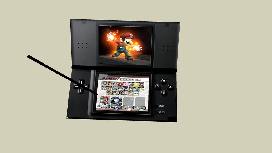 Super smash bros DS Lite | 3D Warehouse