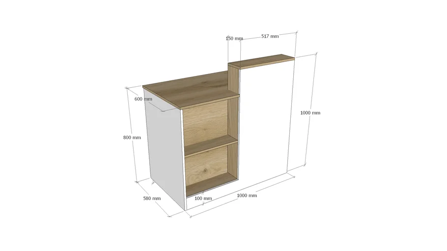 bàn 1000 | 3D Warehouse