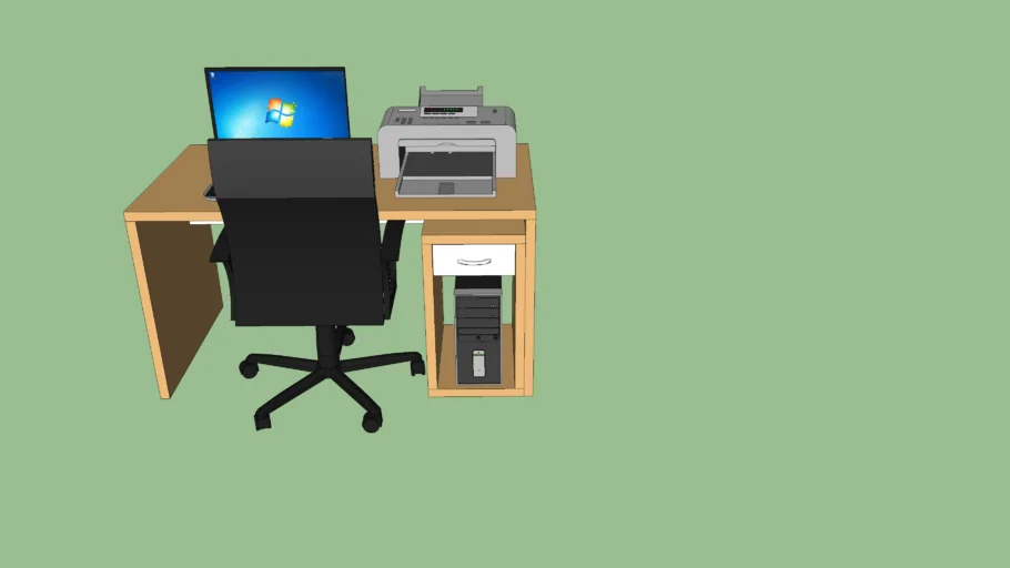 Computer Desk | 3D Warehouse