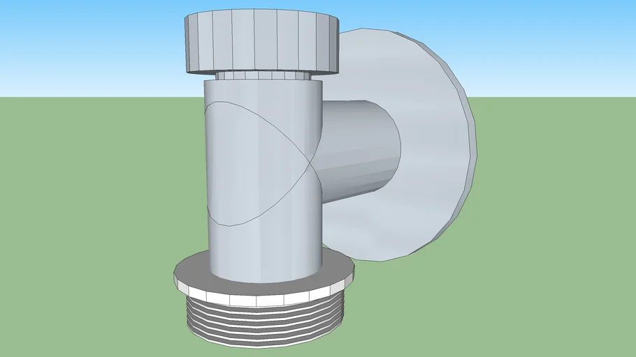 Washing machine water intake tap | 3D Warehouse