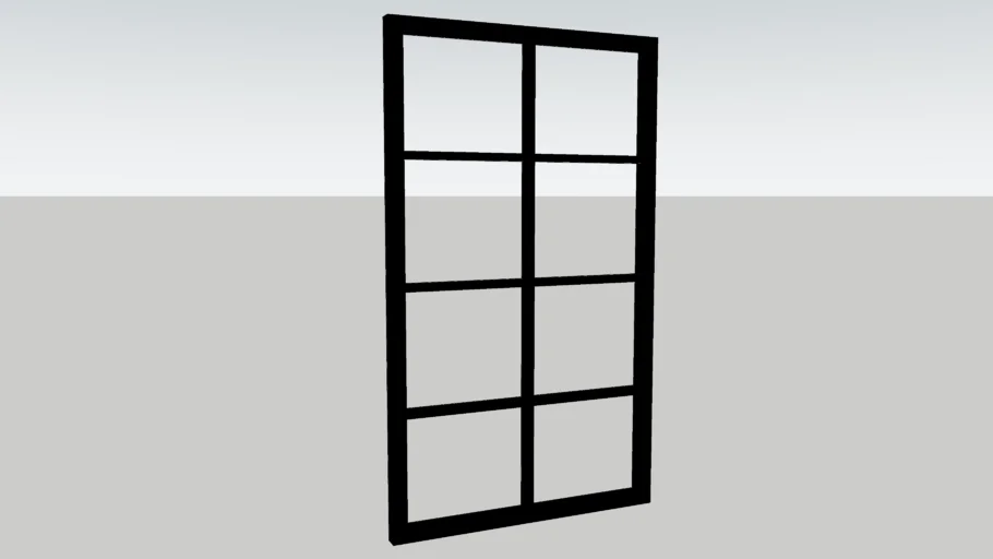 modern black window | 3D Warehouse