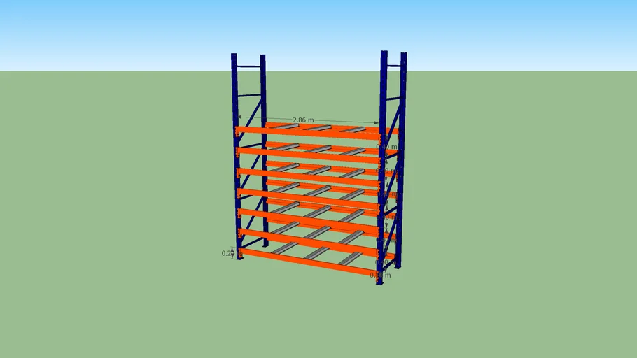 SEV store custom rack 1 | 3D Warehouse