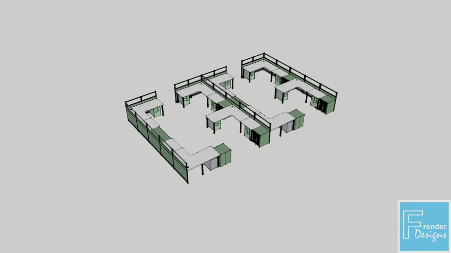 QUMUN WORKSTATIONS - 10 | 3D Warehouse