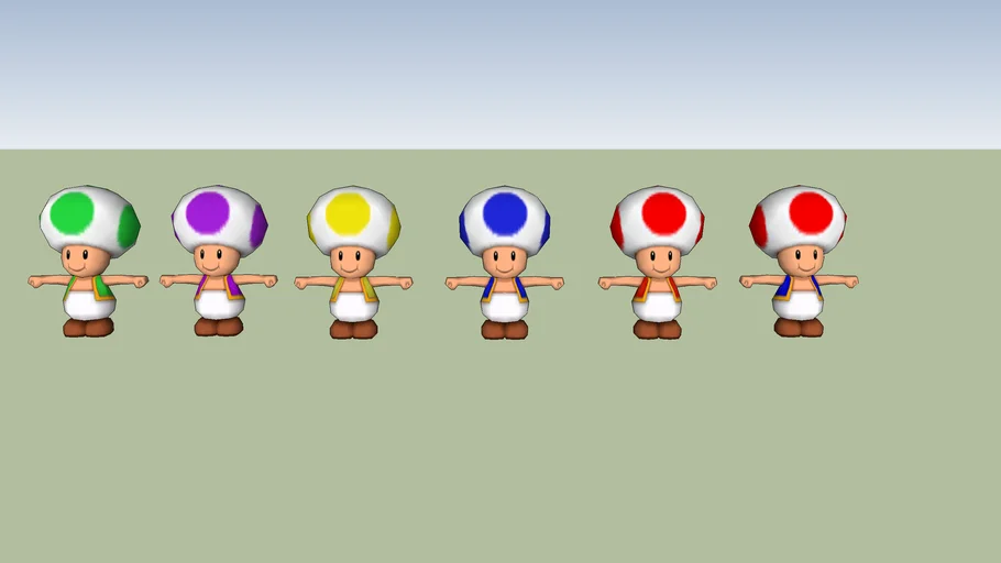 Mario Toad: All | 3D Warehouse