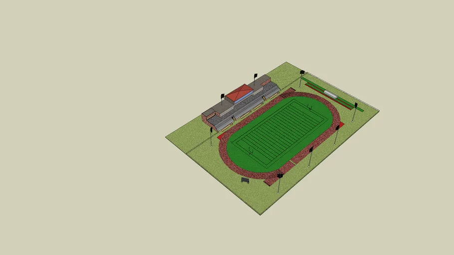 Football Field | 3D Warehouse