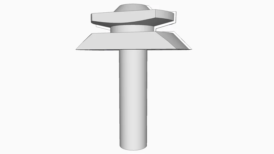 Baby Lock Miter Router Bit | 3D Warehouse