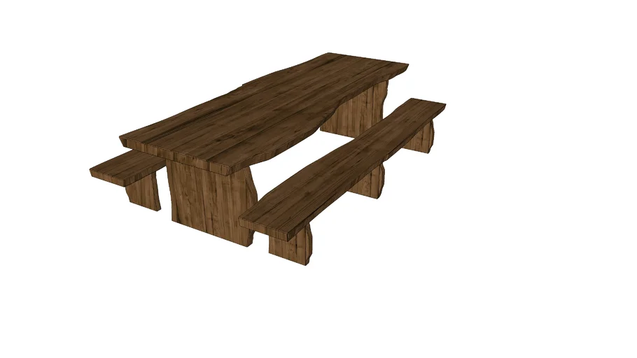 rustic table | 3D Warehouse