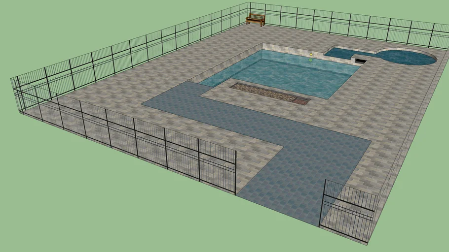 Modern Luxury Pool | 3D Warehouse