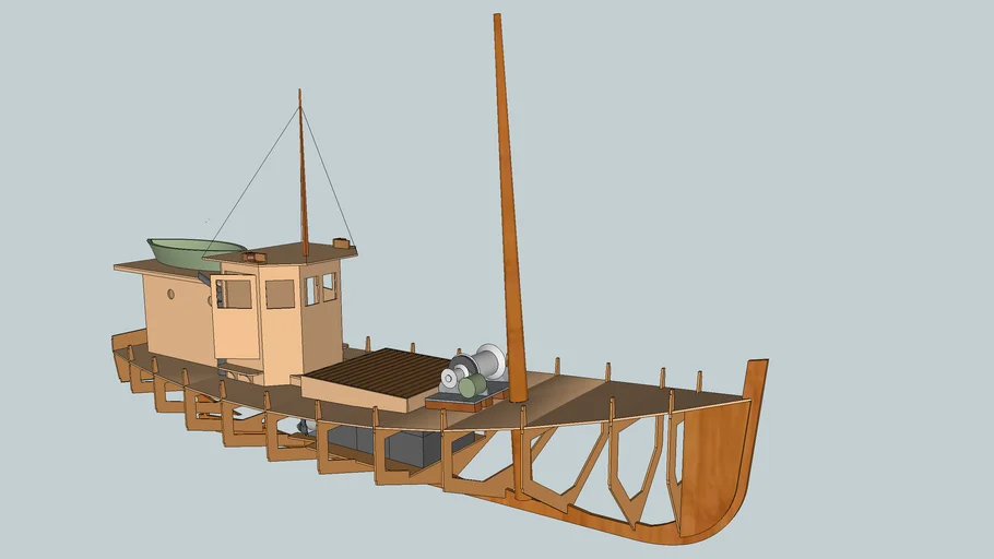 RC fishing Boat | 3D Warehouse