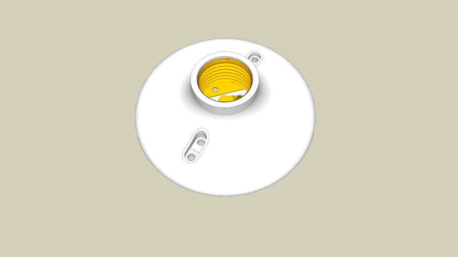 Porcelain Lamp Holder | 3D Warehouse