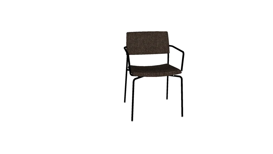 Stilo armchair 复古椅扶手款 | 3D Warehouse