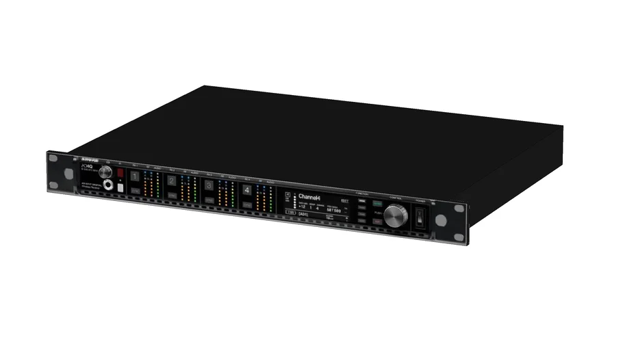 Shure AD4Q Wireless Microphone Receiver 4-Channel | 3D Warehouse
