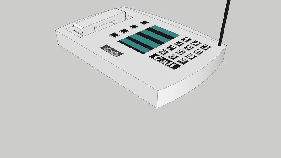 Téléphone fixe | 3D Warehouse