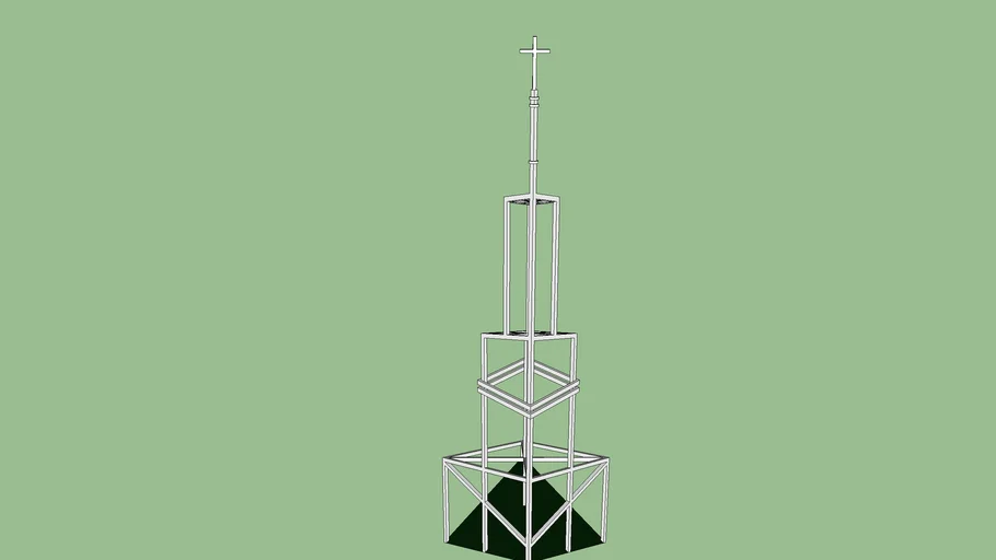 Mega Church Steel Steeple | 3D Warehouse