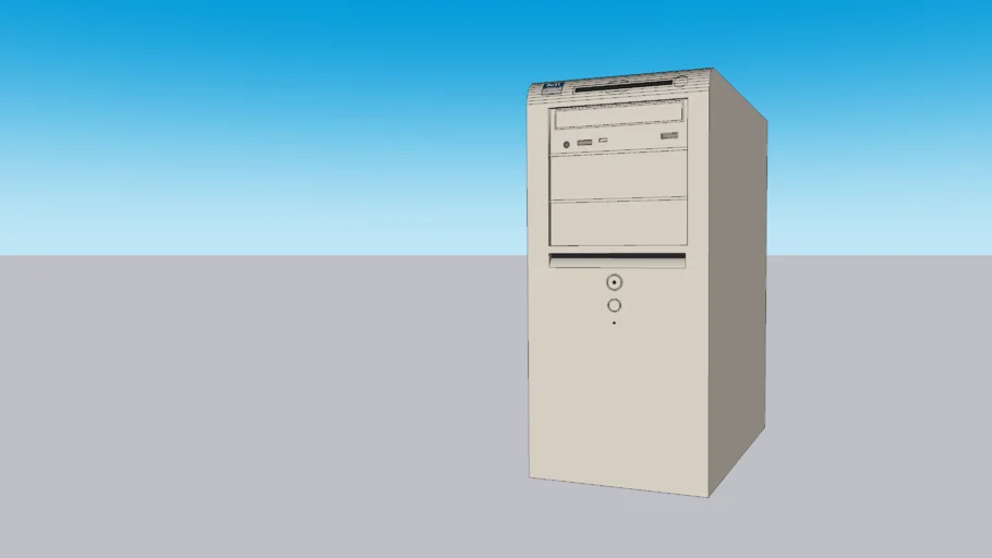 Dell OptiPlex GX110 - tower form - W2K with Intel PIII | 3D Warehouse